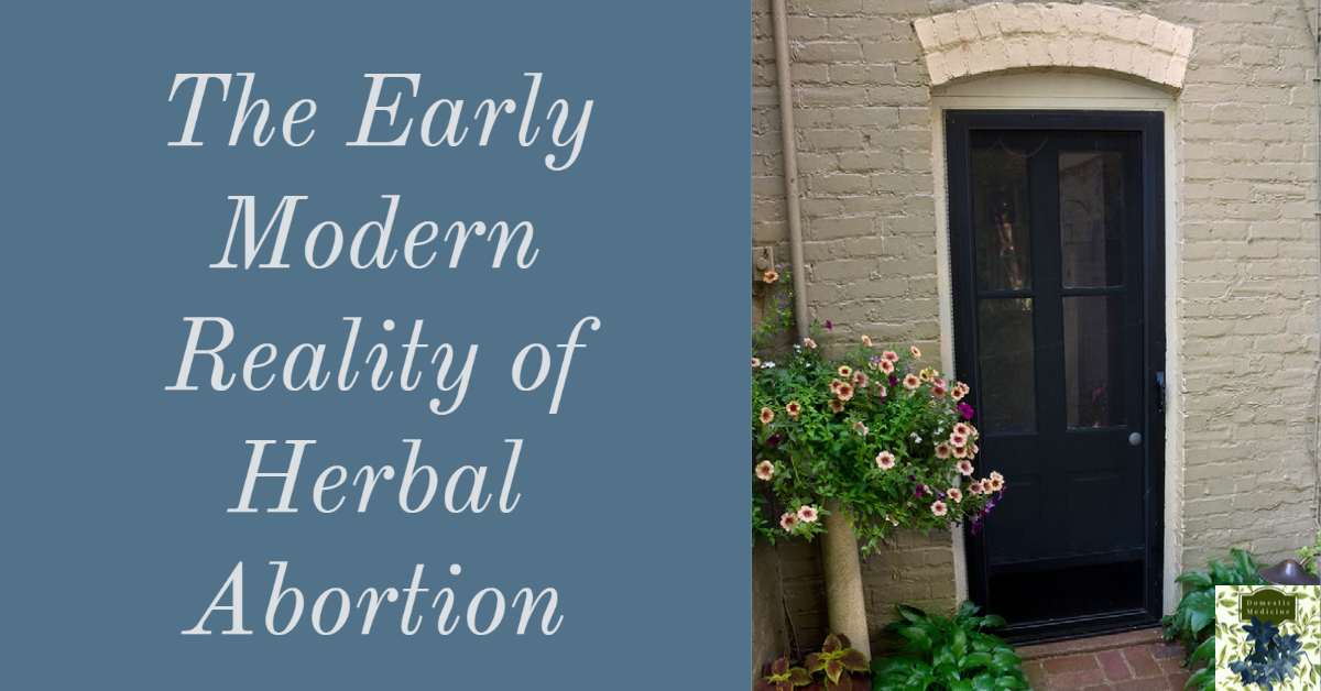 The Reality of Herbal Abortion – Domestic Medicine